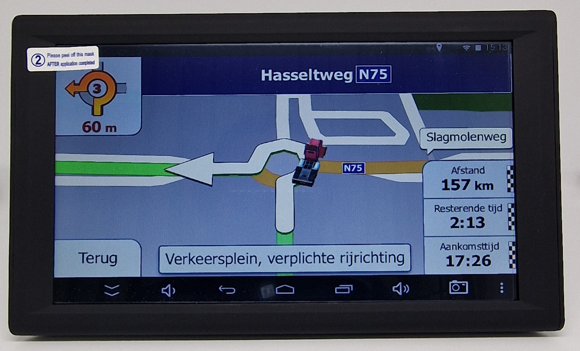 9' inch met Dashcam Truck Vrachtwagen GPS Navigatie Tablet met Live ...