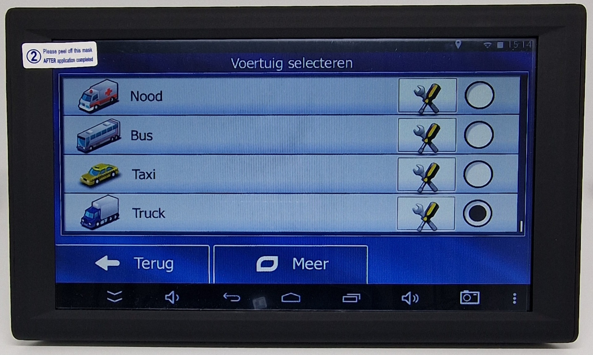 9' inch met Dashcam Truck Vrachtwagen GPS Navigatie Tablet met Live ...