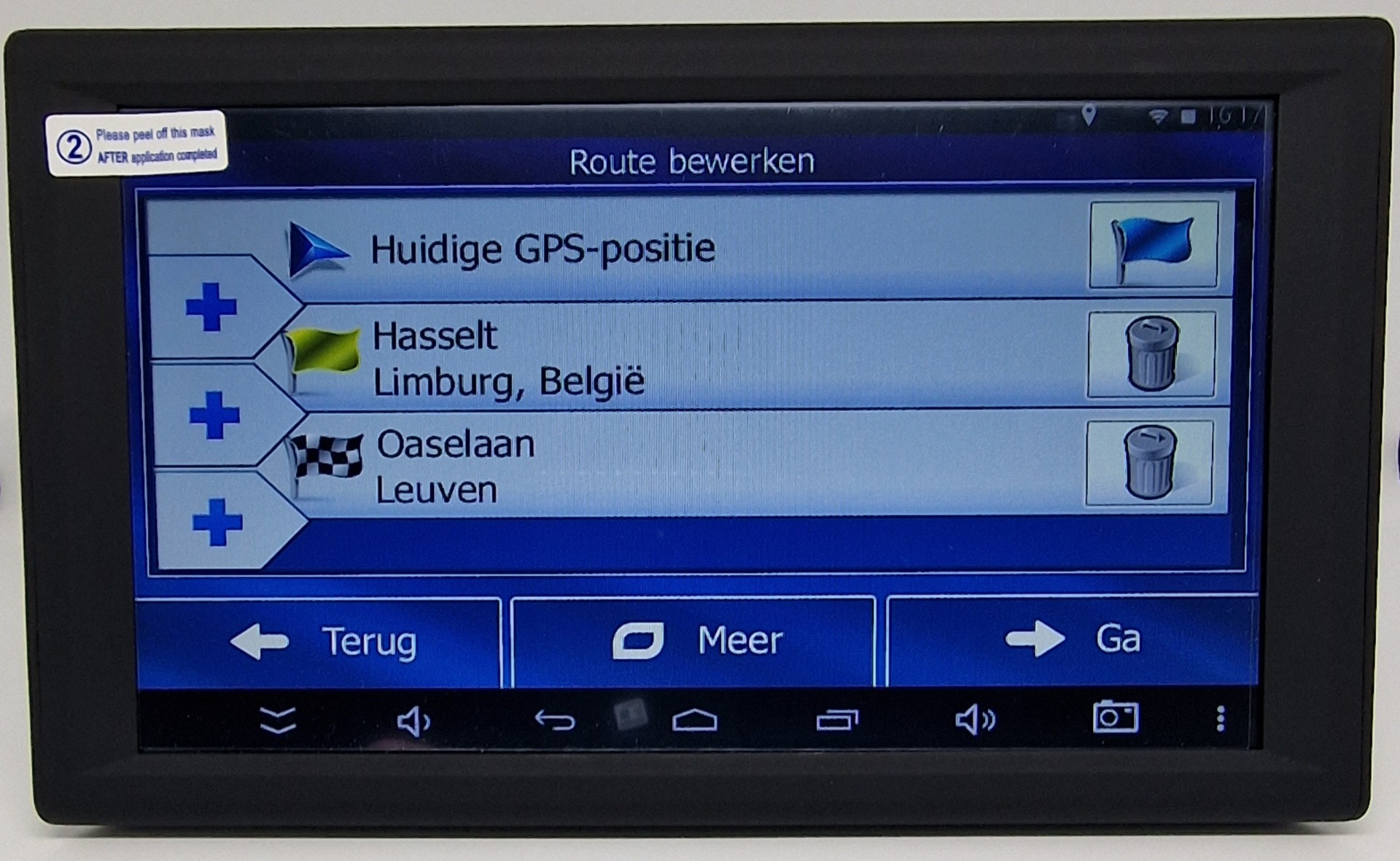 9' inch met Dashcam Truck Vrachtwagen GPS Navigatie Tablet met Live ...