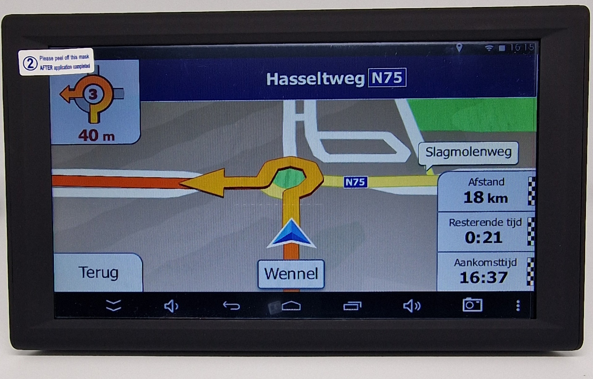 9' inch Android Dashcam GPS Camper, Caravan Navigatie Tablet met Live ...