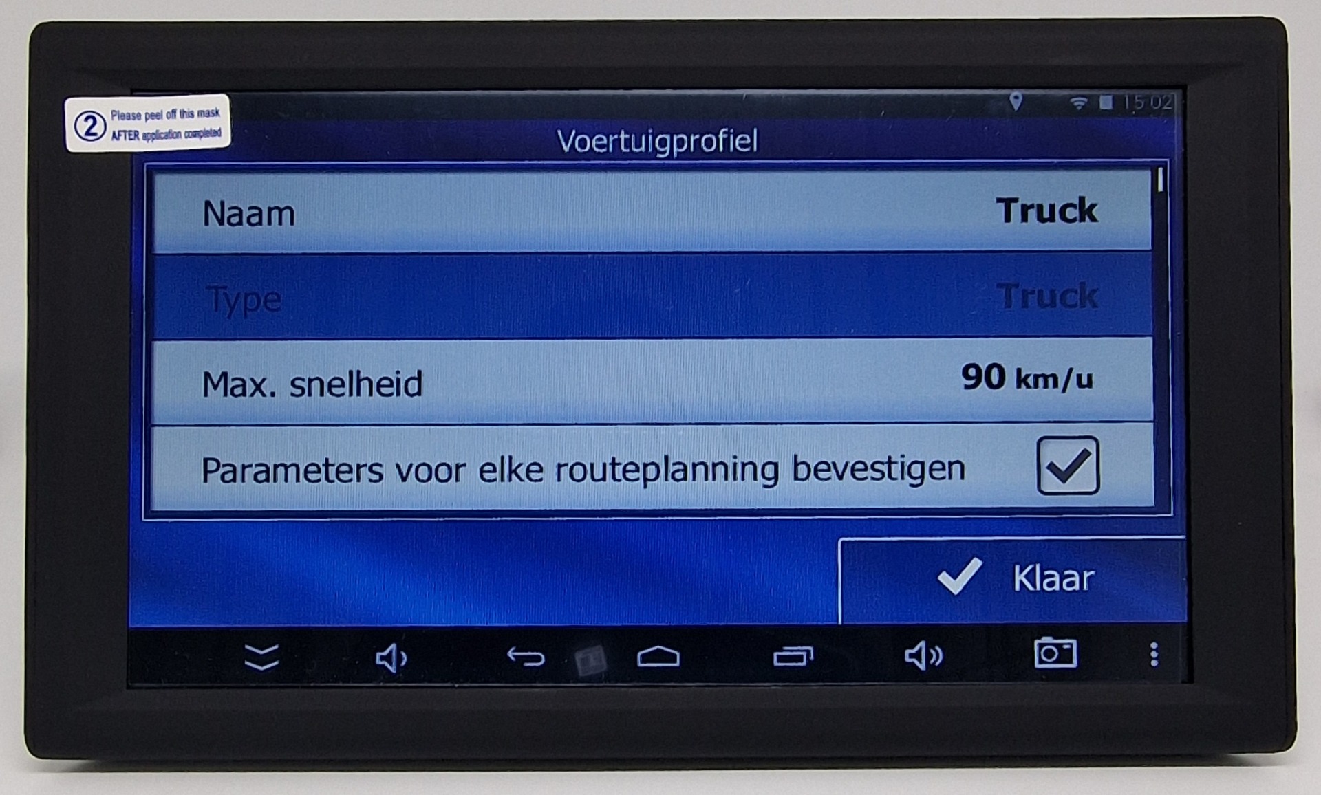9' inch met Dashcam Truck Vrachtwagen GPS Navigatie Tablet met Live ...