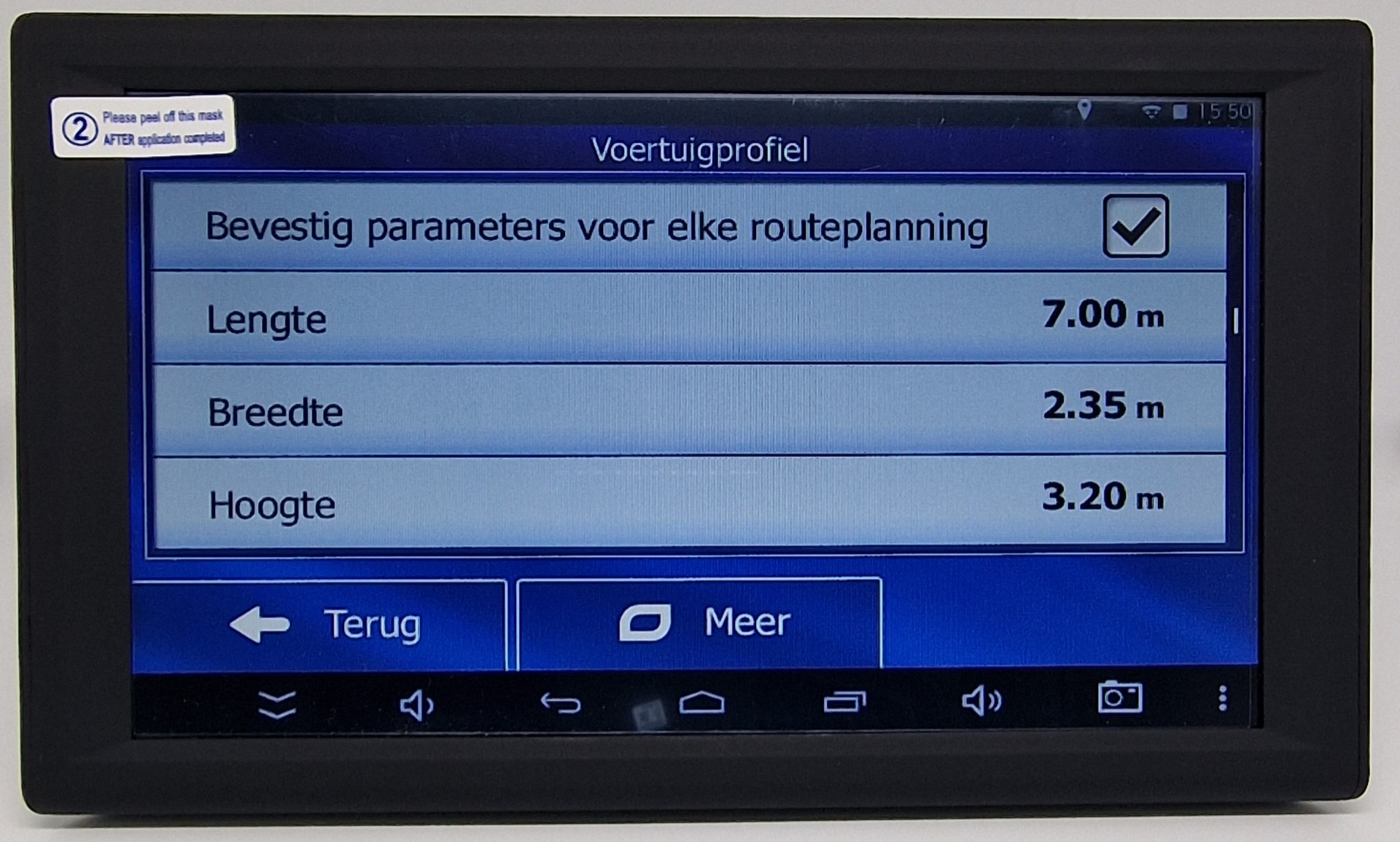 9' inch Android Dashcam GPS Camper, Caravan Navigatie Tablet met Live ...