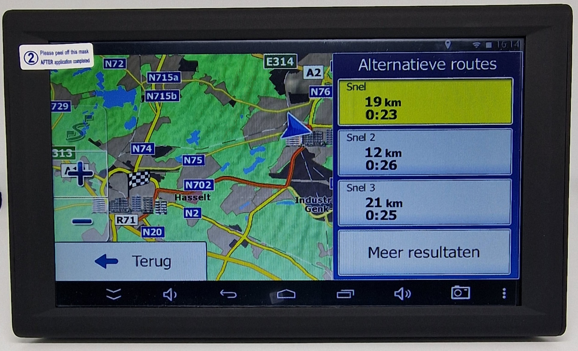 9' inch Android Dashcam GPS Camper, Caravan Navigatie Tablet met Live ...